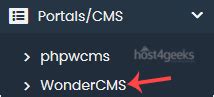 How To Install WonderCMS Via Softaculous In CPanel Host Geeks LLC
