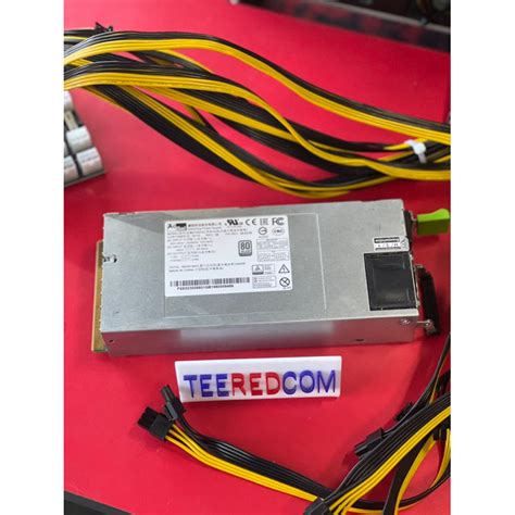 Psu Server Acbel 1600w พาวเวอร์เซเวอร์ สำหรับขุด 80plus แพตตินัม เเถมสาย ชุดคุม Shopee Thailand