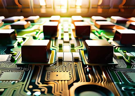 Micro Processing Electric Board Sceince And Technology Background Technology Science