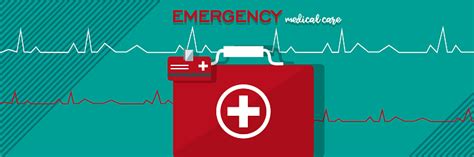 평평한 스타일의 의학 건강 관리 및 응급 의료의 개념 다채로운 추상적 인 배경에 맥박이있는 구급차 의사의 응급 처치 키트 0명에