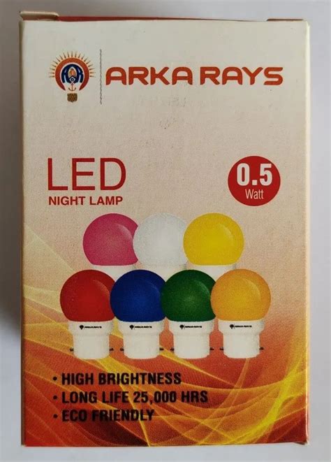 Cool White Led Night Bulb Watt For Multi Purpose At Rs Piece In Koratla