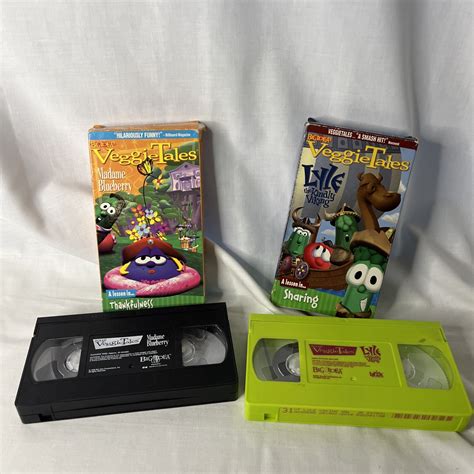 Veggietales Vhs Lot Of 2 Big Idea Vhs Tapes Ebay
