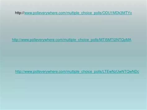 ppt polleverywhere multiple choice polls odu1mdk3mtyx