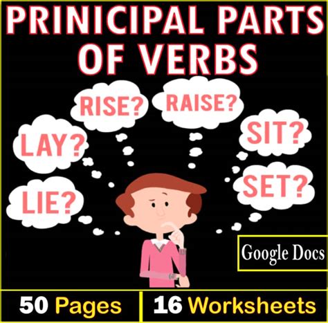 Regular And Irregular Verbs Principal Parts Of Verbs Grammar Worksheets