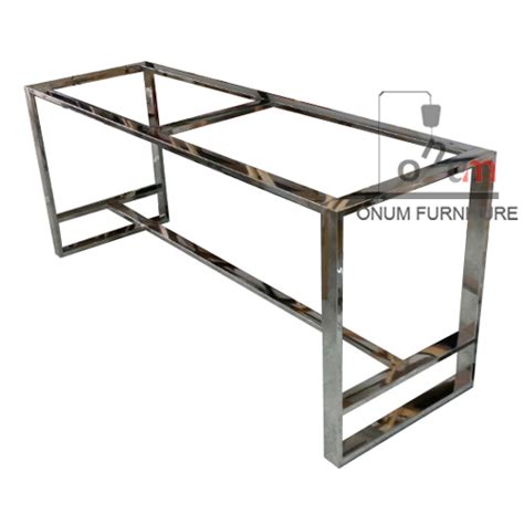 Tlo 265 스텐다리 홈바 스테인리스 철제 테이블 식탁 책상 프레임 다리 제작 온움가구