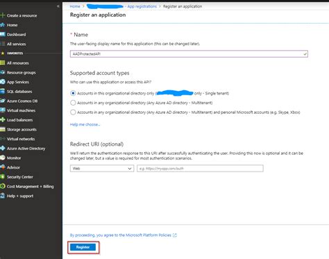 setup test and debug an azure ad protected web api asp ward