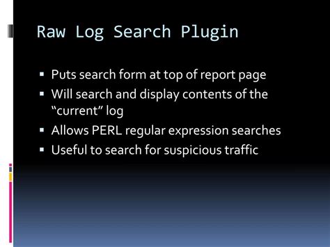 PPT Awstats Log Analyzer PowerPoint Presentation Free Download ID