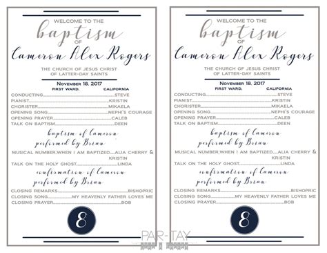 Lds Baptism Ideas And Free Printables