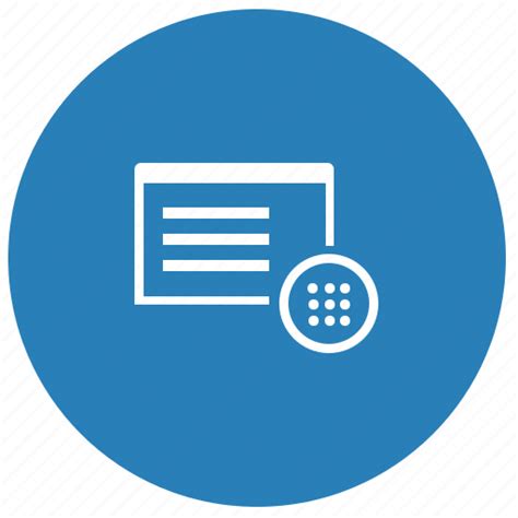 Access Application Code Pin Program Round Window Icon Download