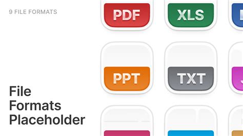 File Formats Placeholder Illustration Figma