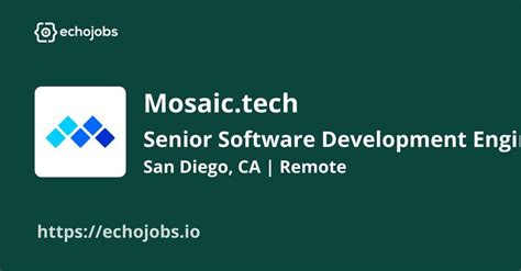 Mosaictech Is Hiring Senior Software Development Engineer In Test San Diego Ca Remote