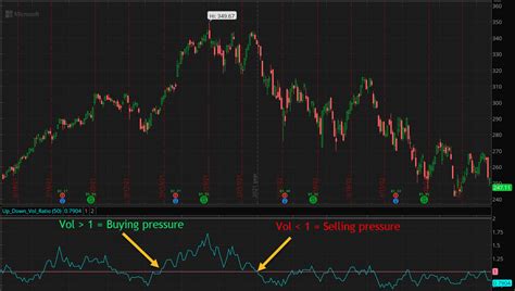 Up Down Volume Ratio Indicator For ThinkorSwim ThinkScript101