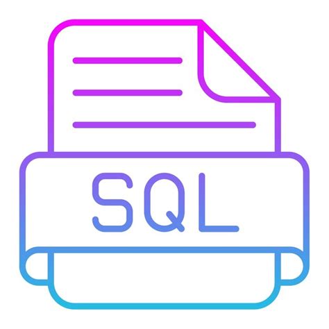 Ícone De Sql Vetor Premium