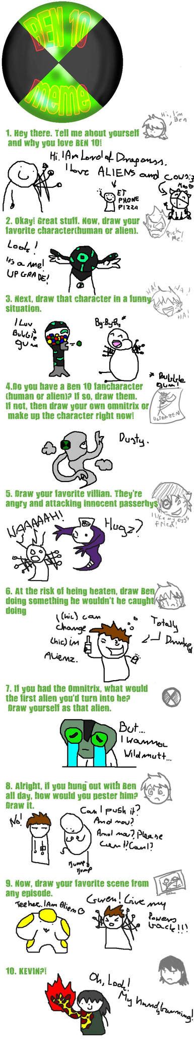 Ben 10 Meme By Lordofdragonss On Deviantart