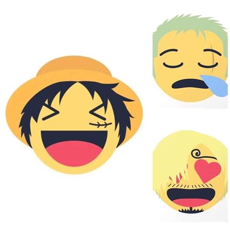 Luffy Zoro And Sanji Emoticons Emojis Emojis