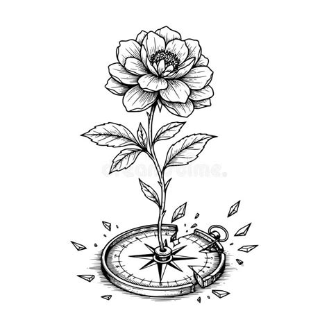 Broken Compass Stock Illustrations 453 Broken Compass Stock