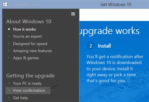 FAQ Get Windows App And Reserve Your Free Upgrade Notification Icon AskVG