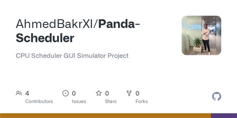GitHub AhmedBakrXI Panda Scheduler CPU Scheduler GUI Simulator Project