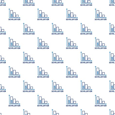 Vector Devaluation Declining Bar Graph Concept Seamless Pattern 19015434 Vector Art At Vecteezy