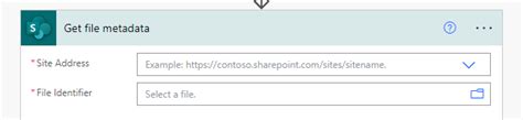 Get File Metadata Action In Sharepoint Connectorpower Automate Cloud