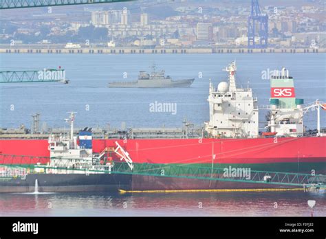 Gibraltar 7th October 2015 A Spanish Serviola Class Patrol Boat The P71 Serviola Was Today