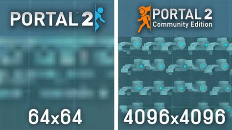 All Cubemap Resolution Options Portal Community Edition YouTube