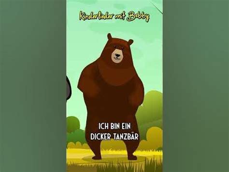 🐻 Ich Bin Ein Dicker Tanzbär 🐻 Kinderlieder Mit Bobby Youtube