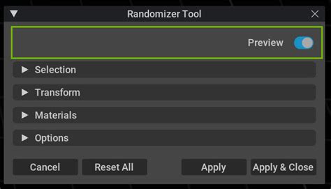 Randomizer Tool Omniverse Extensions