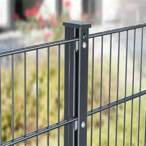 Galvanized 2d Double Welded Wire Mesh Fence Panels 656 868 Curvy Mesh