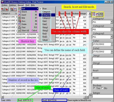 Memdb Memory Database System Fileforum