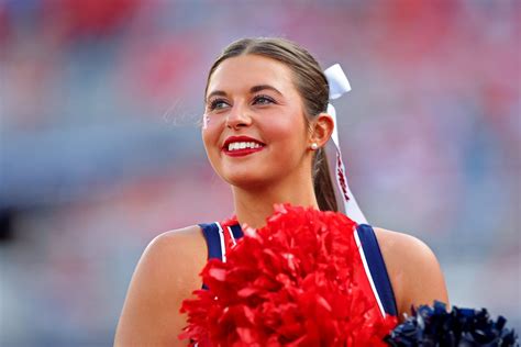 The Cheerleaders For Ole Miss Rebels In Mississippi In Photos