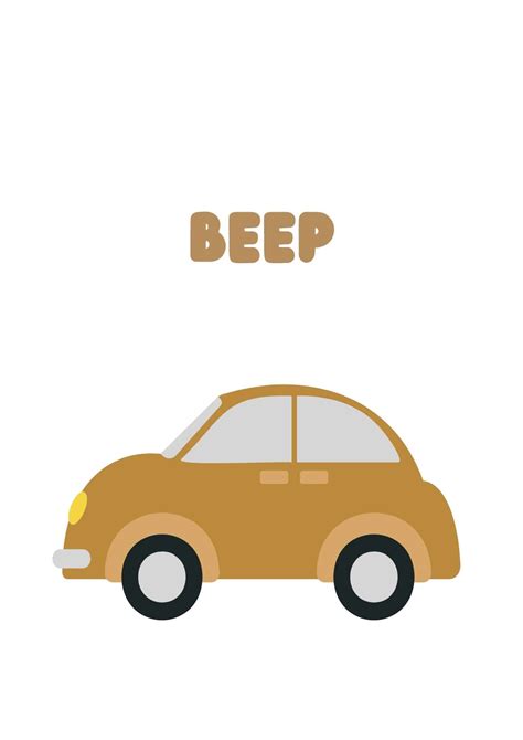 Car Beep Bug And Bear
