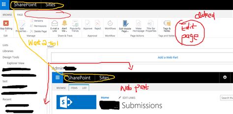 the page look likes two pages using webpart microsoft qanda