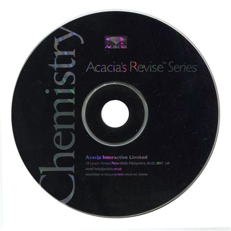 Acacias Revise Series Chemistry Software Educational Computing History