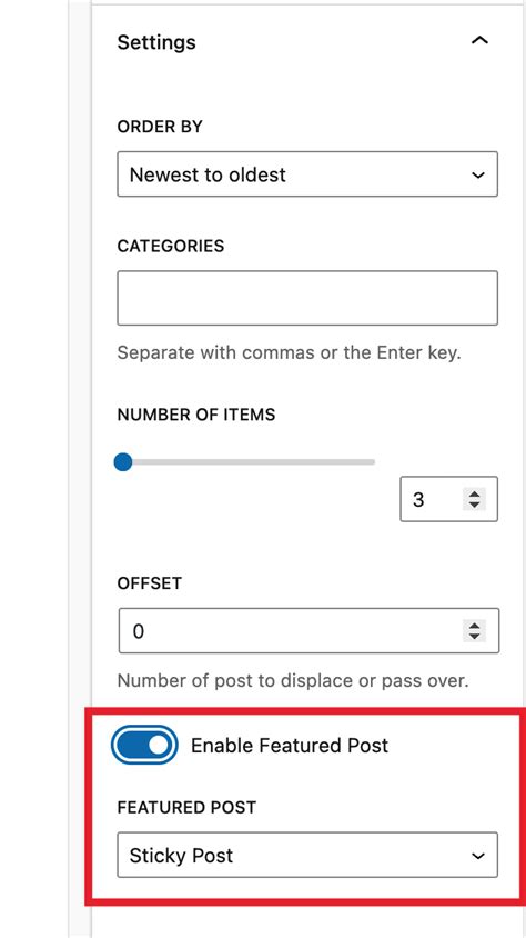 posts block doesn t take into consideration sticky posts · issue 1699