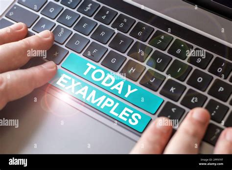 Writing Displaying Text Examples Concept Meaning Photo Sample Model To