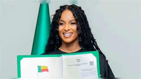 Ciara Becomes One Of First To Receive Benin Citizenship Under Afro