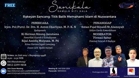 Rakeyan Sancang Titik Balik Memahami Islam Di Nusantara