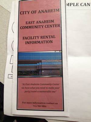 East Anaheim Community Center Updated November 2024 16 Photos