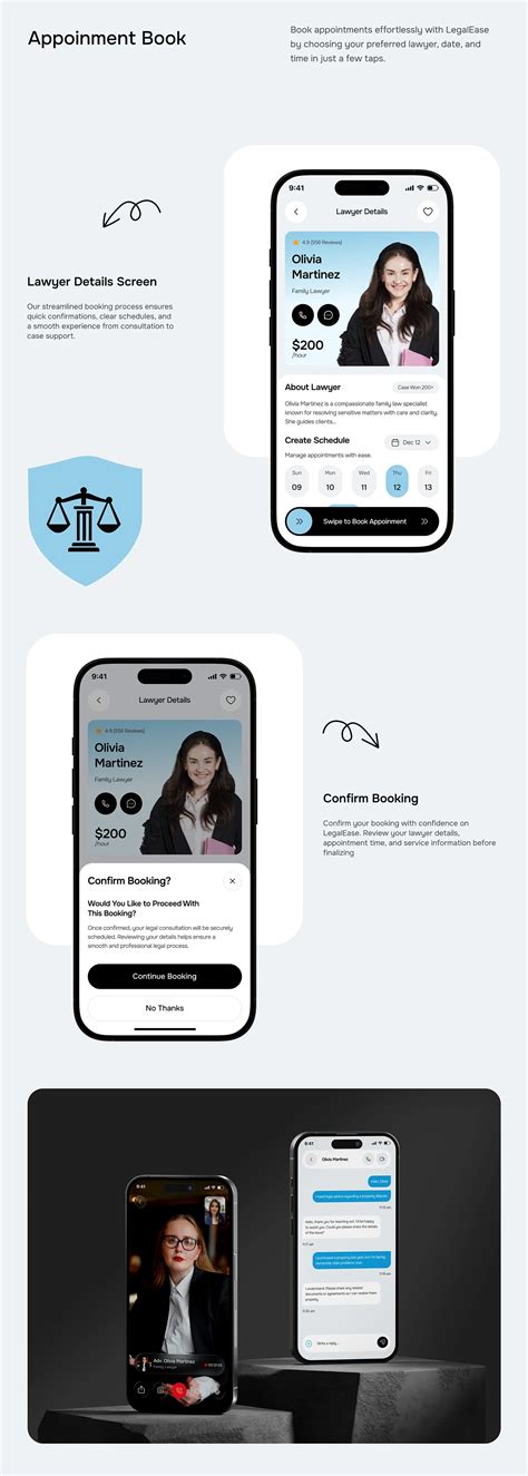 Lawyer Consultation And Booking Mobile App Behance