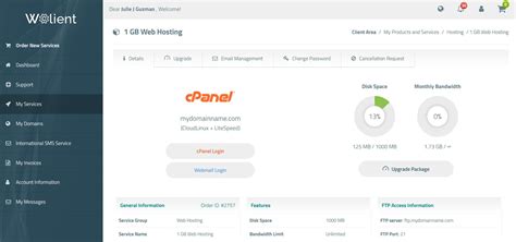 CPanel WHM WISECP