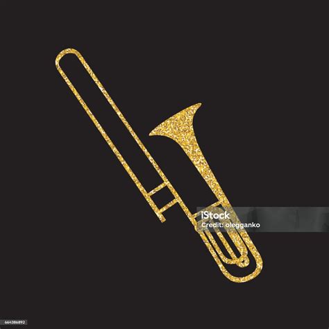 금관 악기 트롬본 재즈 음악 재생 방향을 벡터 일러스트 레이 션 1위에 대한 스톡 벡터 아트 및 기타 이미지 1위 Classical Concert 검은색 Istock