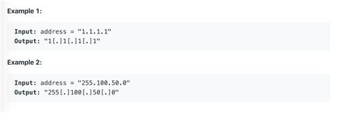 leetcode 1108 defanging an ip address solution with java sheepcore