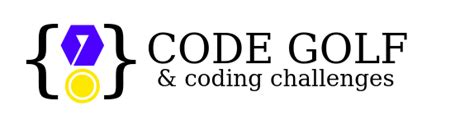 Graphical Output Draw The CODE GOLF Coding Challenges Logo Code Golf Stack Exchange