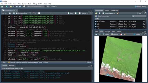 Training Remote Sensing Using R Viewing Satellite Images From The Rstudio Console YouTube