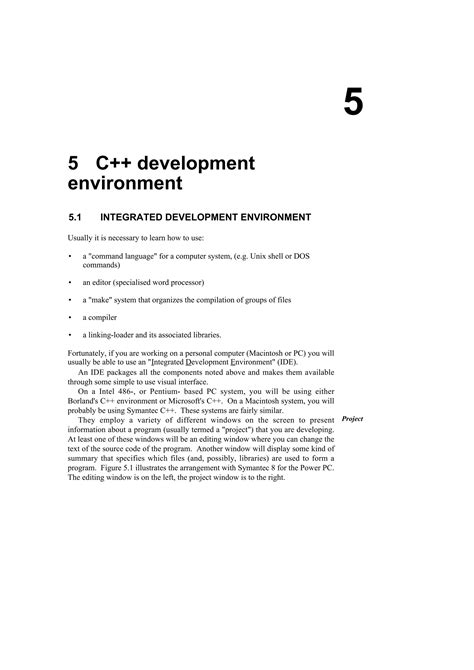 C5 C Development Environment Pdf Programming Languages Computing