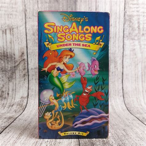 Disneys Sing Along Songs Under The Sea 1990 Used Vhs Tape £488