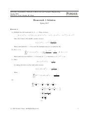 Hw Solution Pdf ECE Probabilistic Methods In Electrical And Computer Engineering Spring