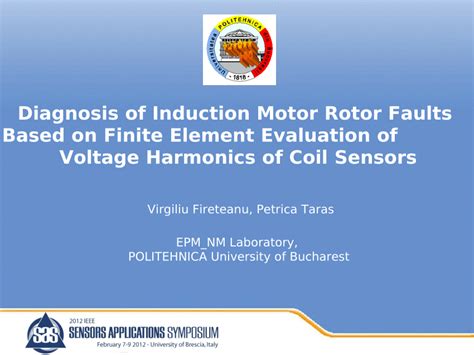 PDF Diagnosis Of Induction Motor Rotor Faults Based On Finite Element Evaluation Of Voltage