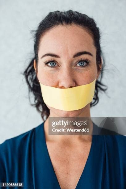 Duck Tape Over Mouth Photos And Premium High Res Pictures Getty Images